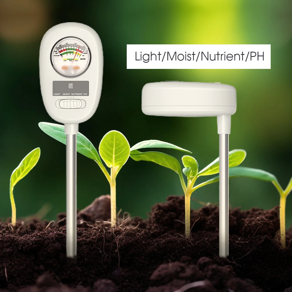 Sensor 4 en 1 de Humedad y pH para Plantas - Josma Invernaderos